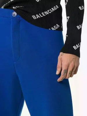 Balenciaga Zip Front Stirrup Leg Sweatpants