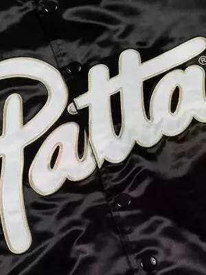 PATTA Logo-print Bomber Jacket - Black