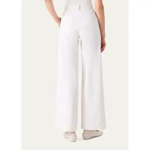 Akris Finnian Wide-leg Denim Pants