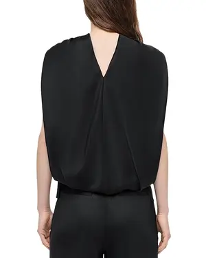 Simkhai Scarlett Cape Top - Black