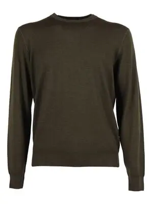 PHI FDL Long Sleeve Crew Neck Sweater - Green