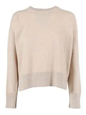 PHI FDL Crew Neck Oversized Sweater - White