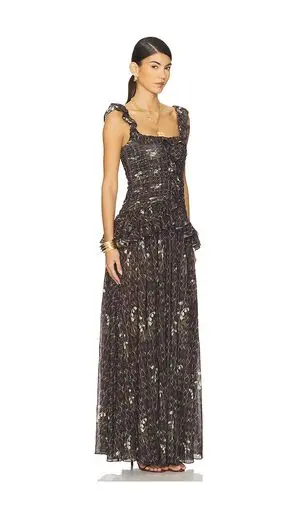 SIEDRES Emilia Printed Maxi Dress