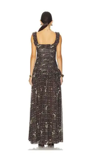 SIEDRES Emilia Printed Maxi Dress