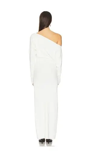 WeWoreWhat Off Shoulder Sweater Midi Dress