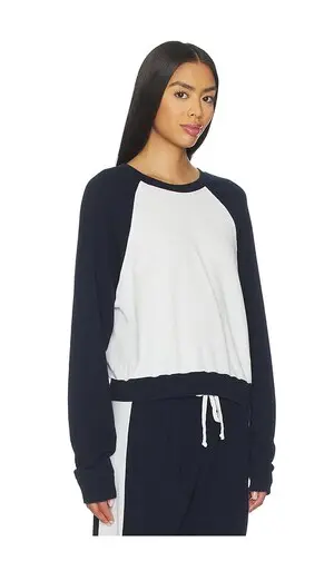Michael Lauren Siri Colorblock Raglan Pullover Top