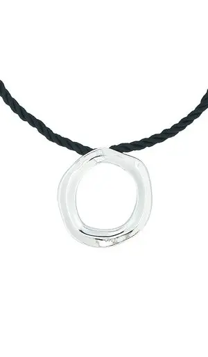 Ettika Open Circle Silk Necklace