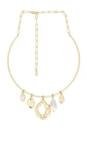 Ettika Liquid Luxe Charmed Choker - Gold