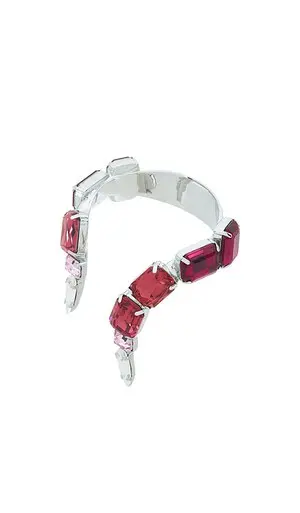 AREA Ombre Crystal Wrap Cuff Bracelet - Ombre Pink