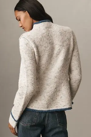 PILCRO Long-sleeve Bird Sweater - Ivory