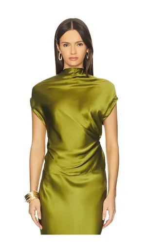 THE SEI High Neck Drape Top
