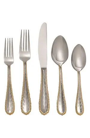 Michael Aram Molten 5-piece Flatware Set - Silver