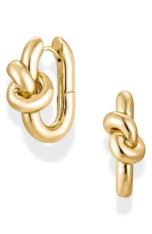 MOD + JO Karina Knot Hoop Earrings Gold