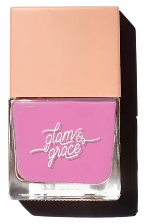 GLAM & GRACE Nontoxic Nail Polish - Flamingo