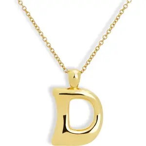 MOD + JO Blake Bubble Letter Pendant Necklace - D