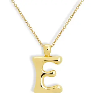 MOD + JO Blake Bubble Letter Pendant Necklace - E