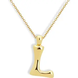 MOD + JO Blake Bubble Letter Pendant Necklace - L