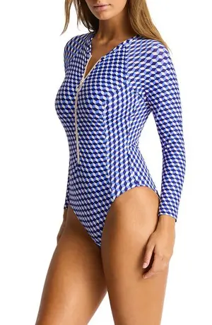 SEA LEVEL Solara Long Sleeve One-piece Surf Swimsuit
