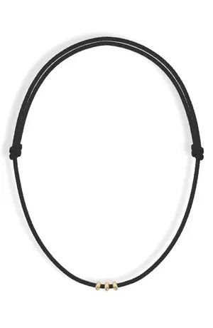 MOD + JO Tommy Cord Necklace Black