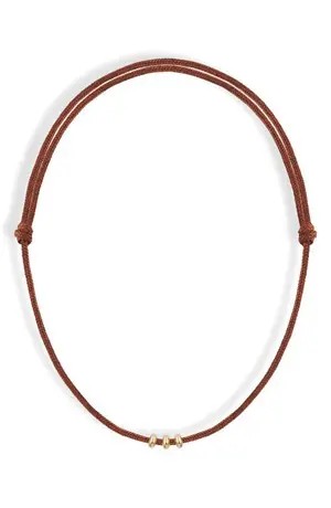 MOD + JO Tommy Cord Necklace - Rust