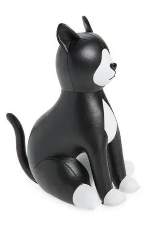 ZUNY Tuxedo Cat Bookend - Black And White
