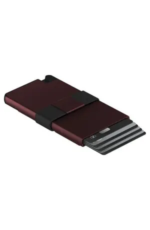 EKSTER Pro Button Release Recycled Metal Card Holder - Desert Red