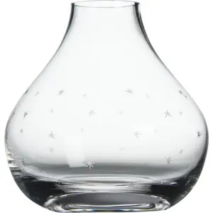 THE VINTAGE LIST Crystal Vase - Stars