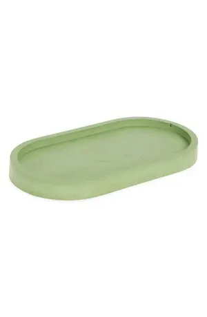 TENN PRAIRIE Oval Candle Tray - Matcha