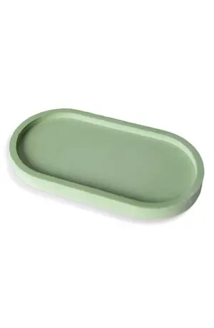 TENN PRAIRIE Oval Candle Tray - Matcha