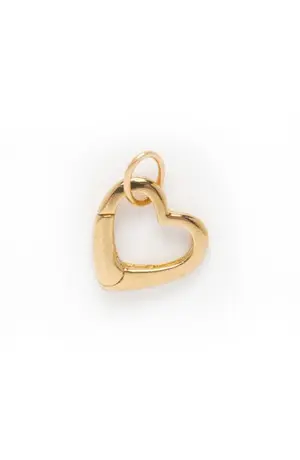 LOCAL ECLECTIC Solid Gold Charm Clip - Heart