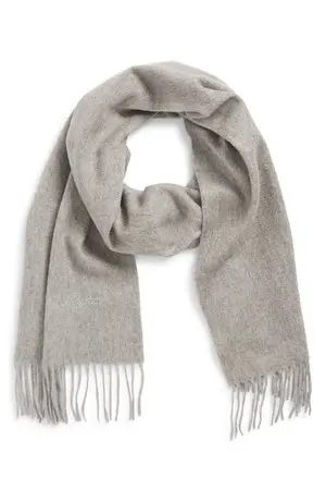 LOST PATTERN Lost In Warmth Cashmere Scarf - Grey