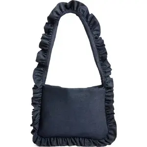 BAGGY LONDON Big Baggy Shoulder Bag - Denim
