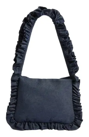 BAGGY LONDON Big Baggy Shoulder Bag - Denim