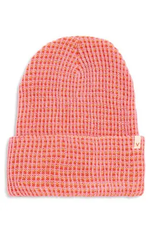 VERLOOP Simple Grid Beanie Pink