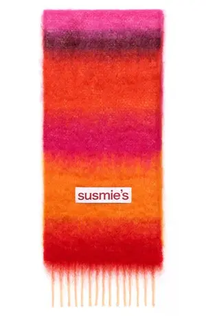 SUSMIE'S Wool & Mohair Fringe Scarf - So Long Marianne