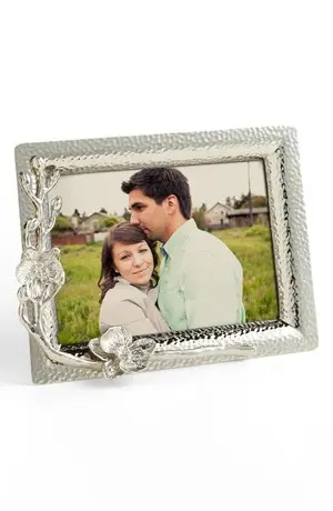 Michael Aram White Orchid' Photo Frame - Silver