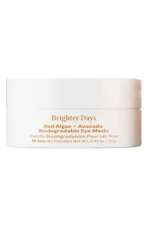 THREE SHIPS Brighter Days™ Red Algae + Avocado Biodegradable Eye Masks30 Masks - No Color