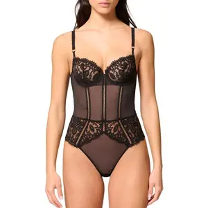 Simone Perele Embroidered Bodysuit