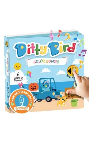 DITTY BIRD Color Songs Interactive Musical Sound Book - Blue