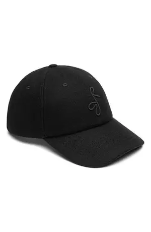 Ruslan Baginskiy Monogram Embroidered Baseball Cap - Black