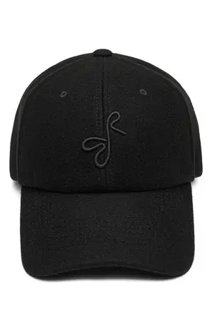 Ruslan Baginskiy Monogram Embroidered Baseball Cap - Black