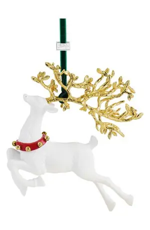 Michael Aram Reindeer Ornament - White