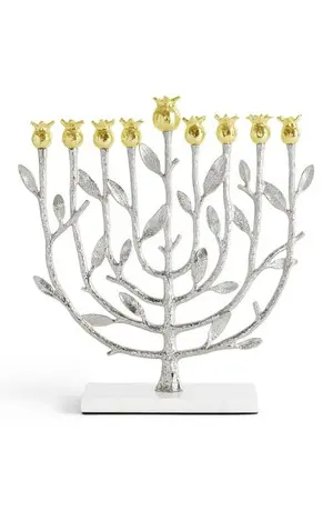 Michael Aram Pomegranate Menorah Gold/silver