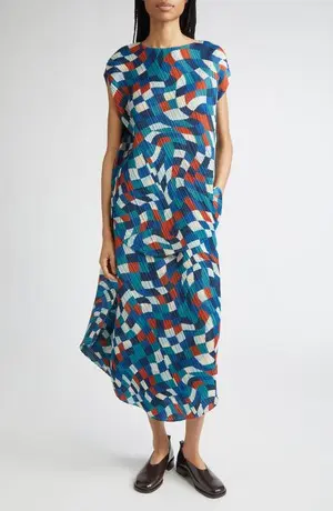 Issey Miyake Dancing Square Pleated Top