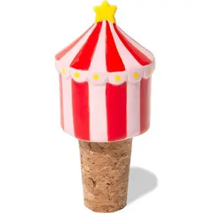DOIY Funfair Ceramic & Cork Bottle Stopper