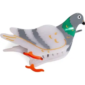 DOIY Pigeon Claw Clip - Multi Grey