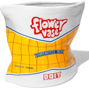 DOIY Chips Bag Ceramic Vase