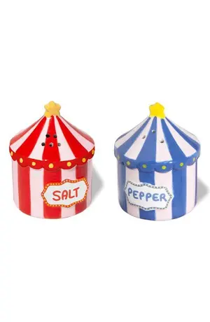 DOIY Funfair Ceramic Salt & Pepper Shakers