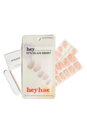 HEYHAE Sun-cured Gel Nail Strips Its Glam Night