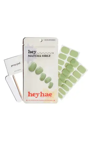 HEYHAE Sun-cured Gel Nail Strips - Matcha Girly